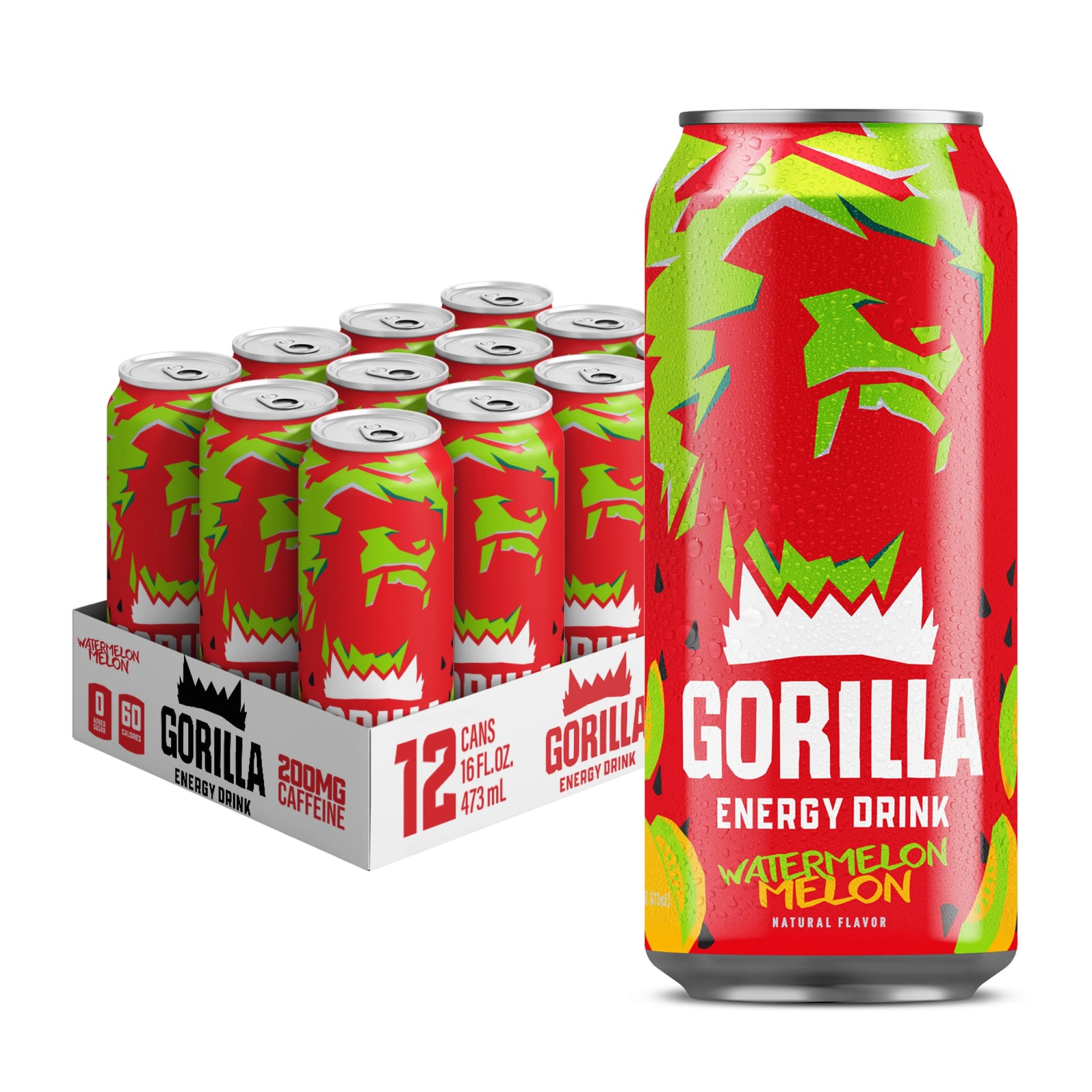 Gorilla Energy Drink, Watermelon Melon – Gorilla Energy Drinks Global